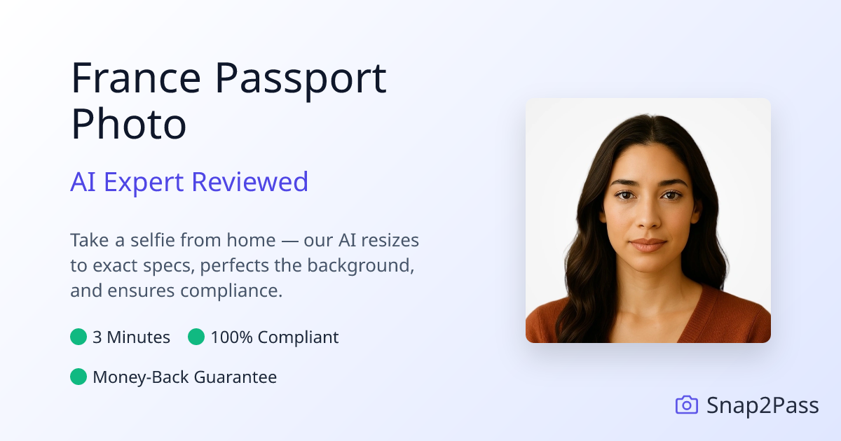 French Passport Photo Requirements - Complete Guide